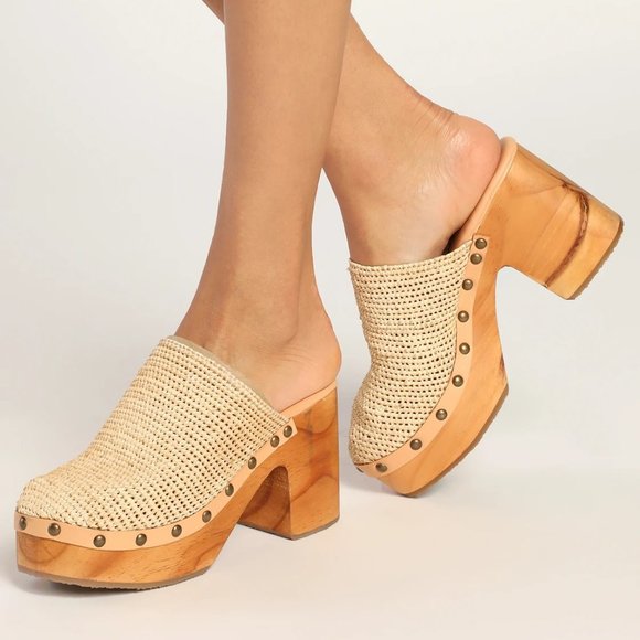 Free People | Shoes | Free People Claudia Crochet Clogs | Poshmark